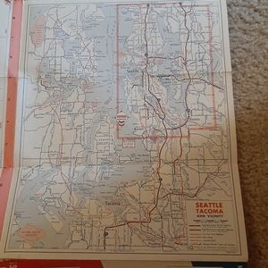 Other | Vintage 197s Maps Of Seattle | Poshmark